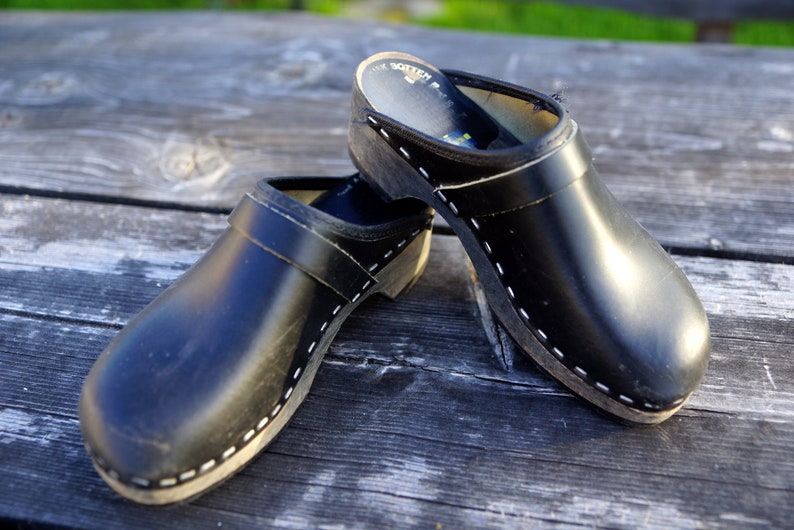 Wood Clogs Boho Shoes Vintage Wooden Clogs Eur30 Swedish - Etsy