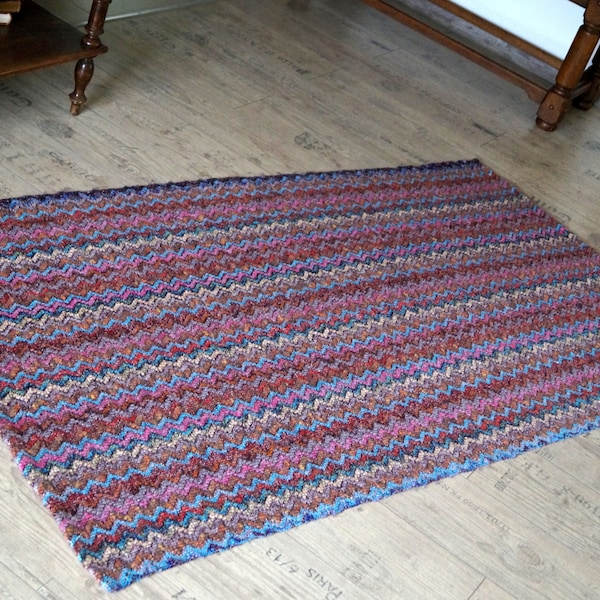 Scandinavian Rag Rug - Etsy