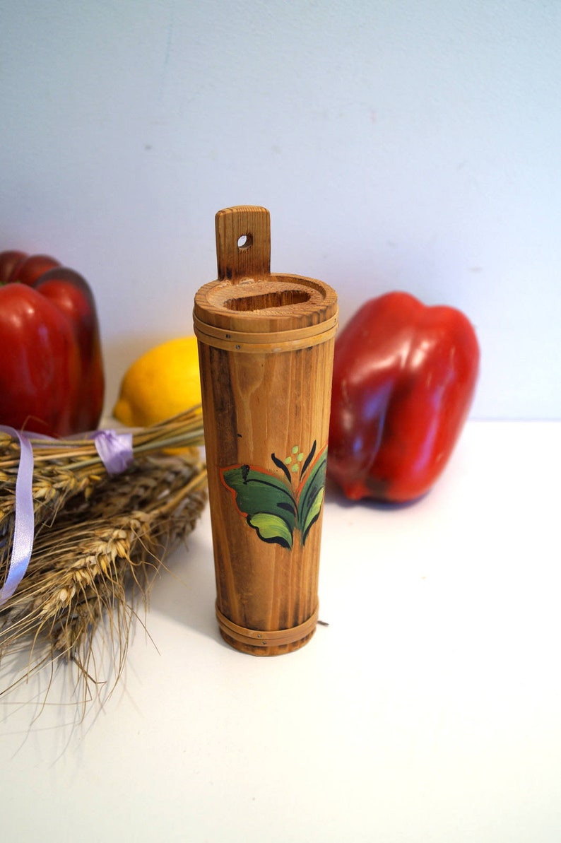 Vintage Swedish Handmade Wooden Box With Lifter Handpainted - Etsy