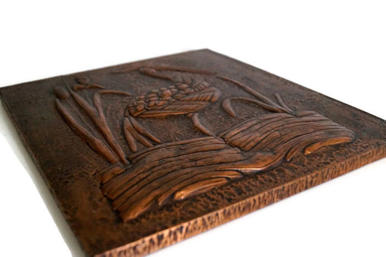 Relief Painting Plaque Engraved Wall Hanging Hand Made Wood - Etsy