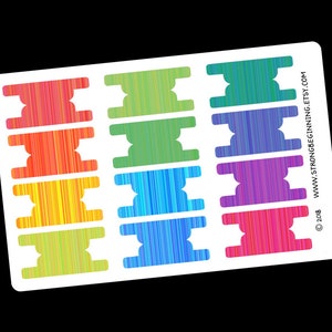 Multi-stripe Divider Tab Stickers, Bullet Journal Stickers, Planner ...