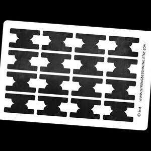 Chalkboard Divider Tab Stickers, Bullet Journal Stickers, Planner ...
