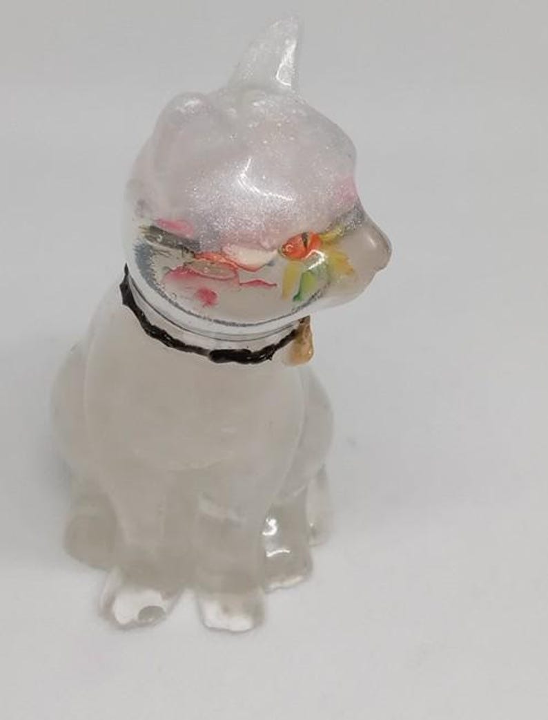 Resin Demon Cat Figurine - Etsy