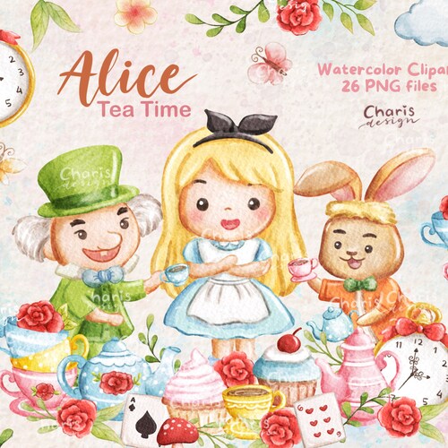Alice in Wonderland Tea Time - Etsy