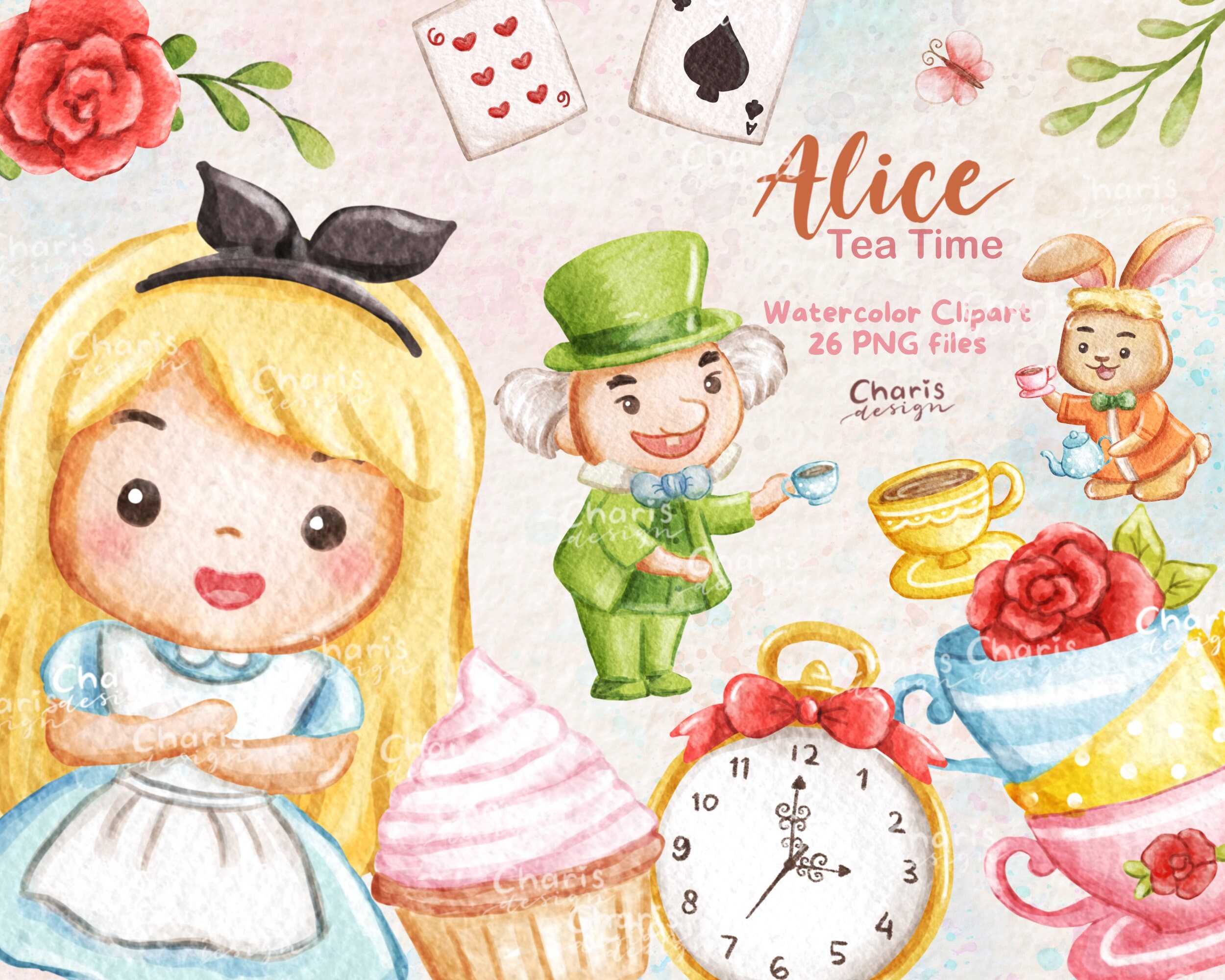 Alice in Wonderland Tea Time - Etsy