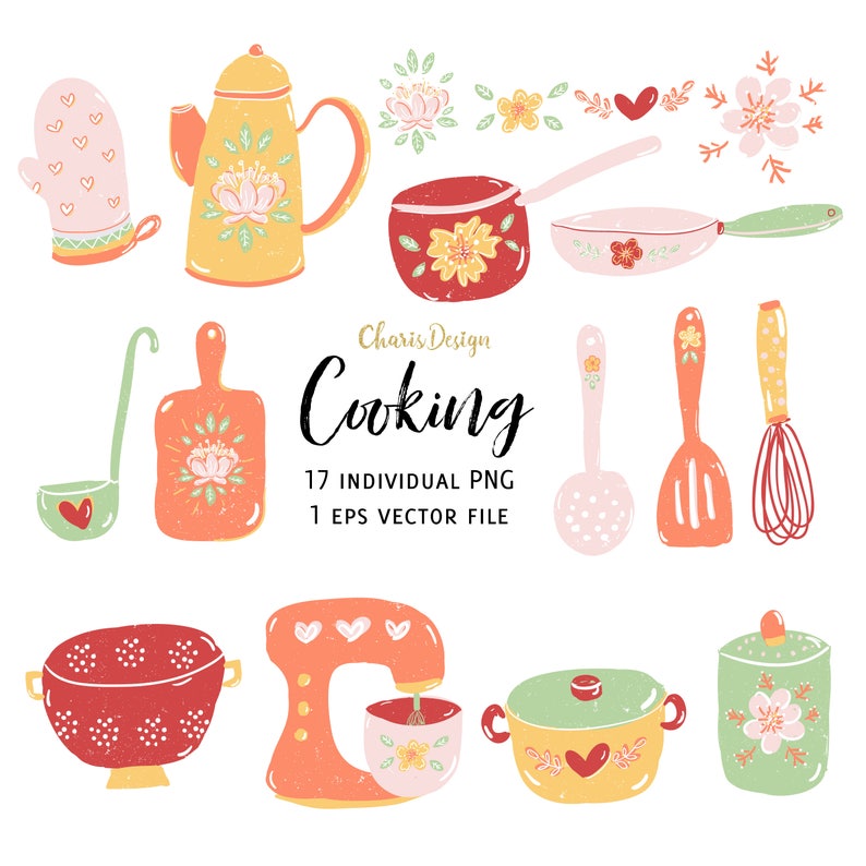 Cute Cooking Clipart Blender Digital Clipart Commercial Use - Etsy