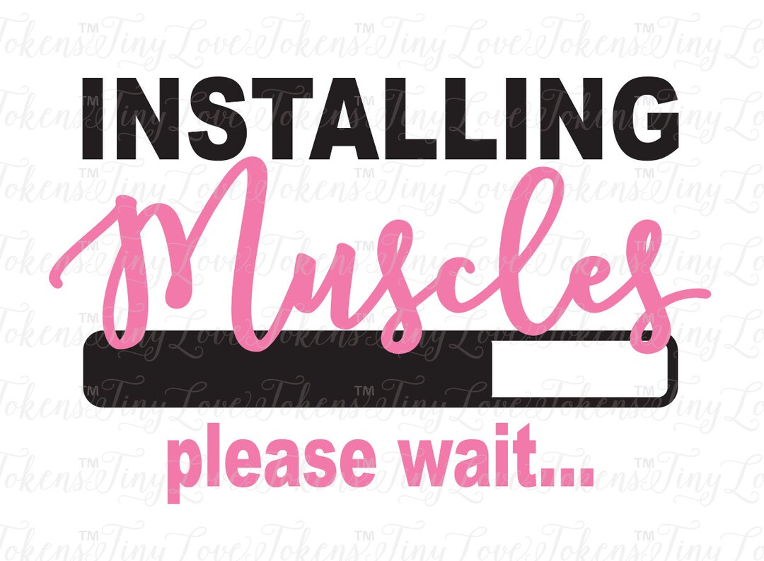 Installing Muscles SVG Design for Silhouette and Other Craft Cutters ...