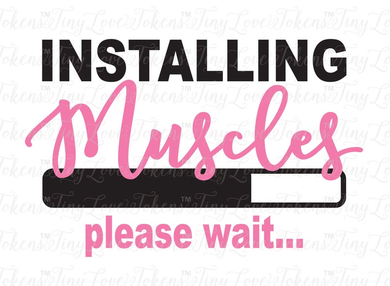 Installing Muscles SVG Design for Silhouette and Other Craft - Etsy