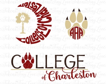 College of Charleston Svg - Etsy