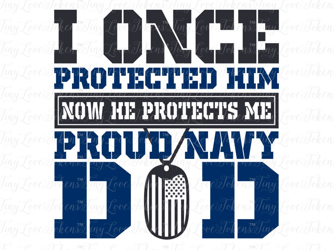 Proud Navy Dad Son Design .svg/.dxf/.eps/.pdf/.jpg | Etsy