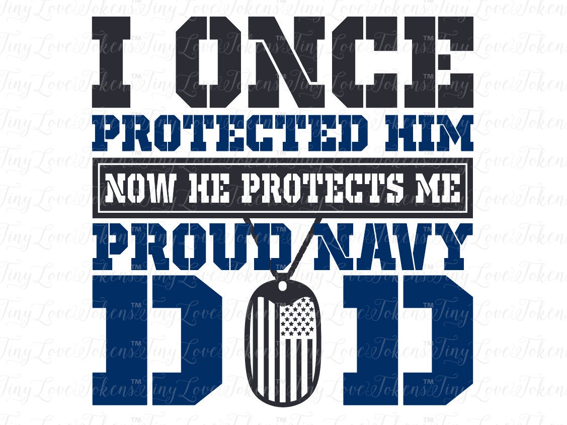 Proud Navy Dad Son Design .svg/.dxf/.eps/.pdf/.jpg | Etsy