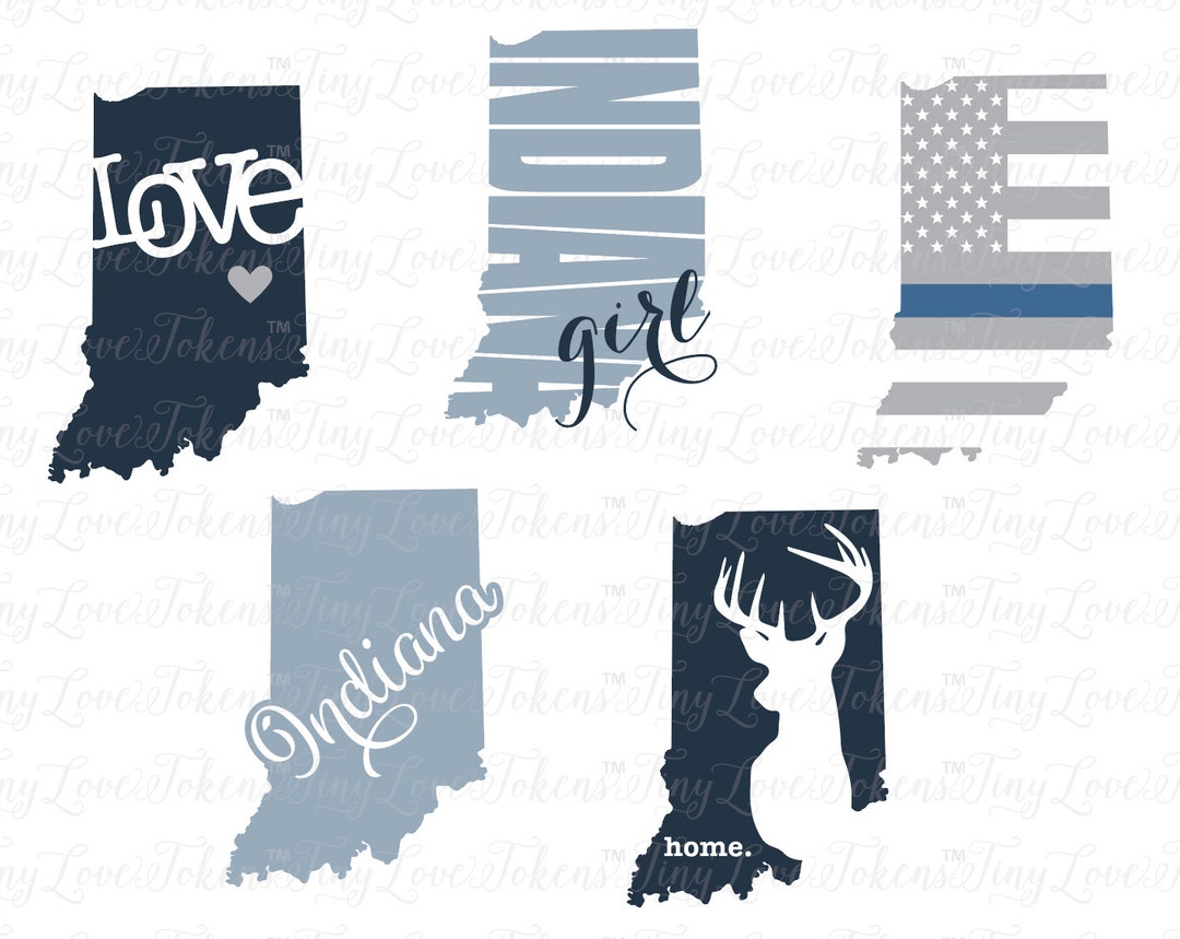 Indiana Life Design for Silhouette and Other Craft Cutters (.svg/.dxf ...