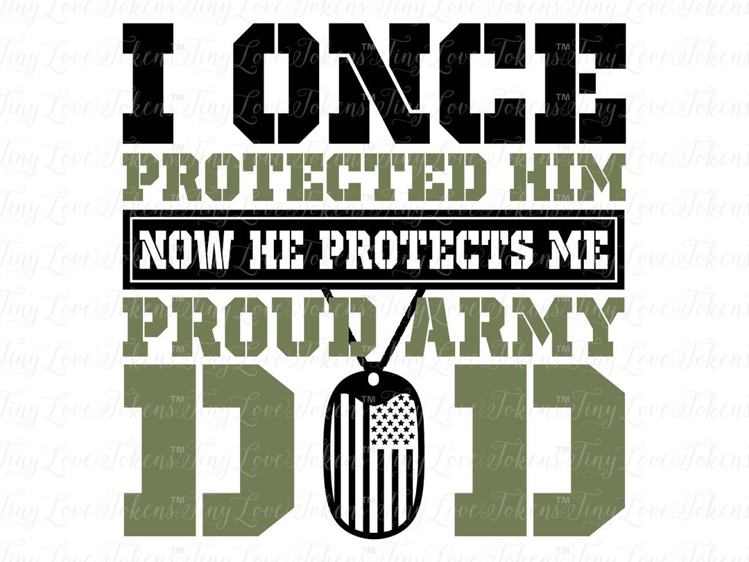 Proud Army Dad Son Design (.svg/.dxf/.pdf/.jpeg/.eps) - Etsy