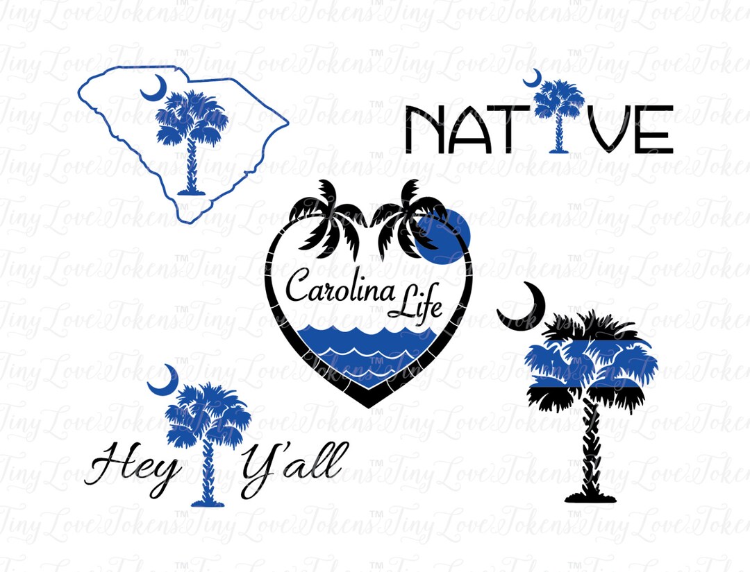 Carolina Life SVG Design for Silhouette and Other Craft Cutters (.svg ...