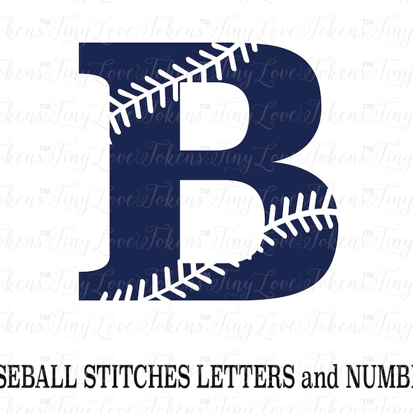 Baseball Letters - Etsy