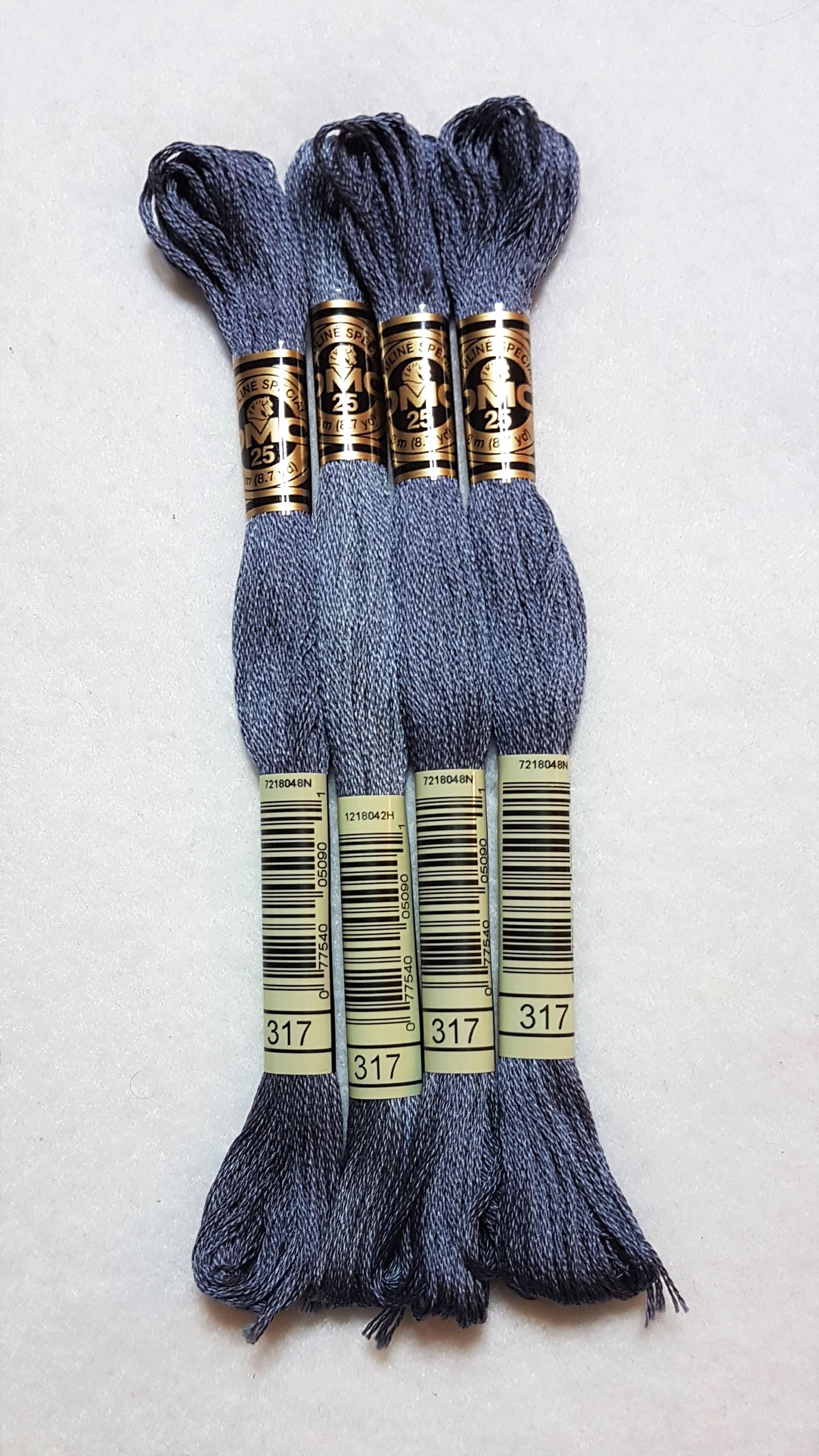 DMC Floss 317 Pewter Grey 100% Cotton DMC thread Cross | Etsy