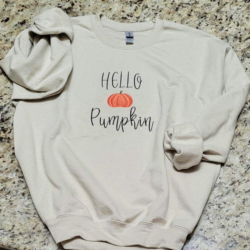 Hello Pumpkin Sweatshirt - Etsy