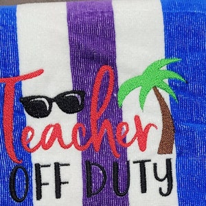 Goodbye Lesson Plan. Teacher Present. Beach Towel for Teachers. Teacher ...
