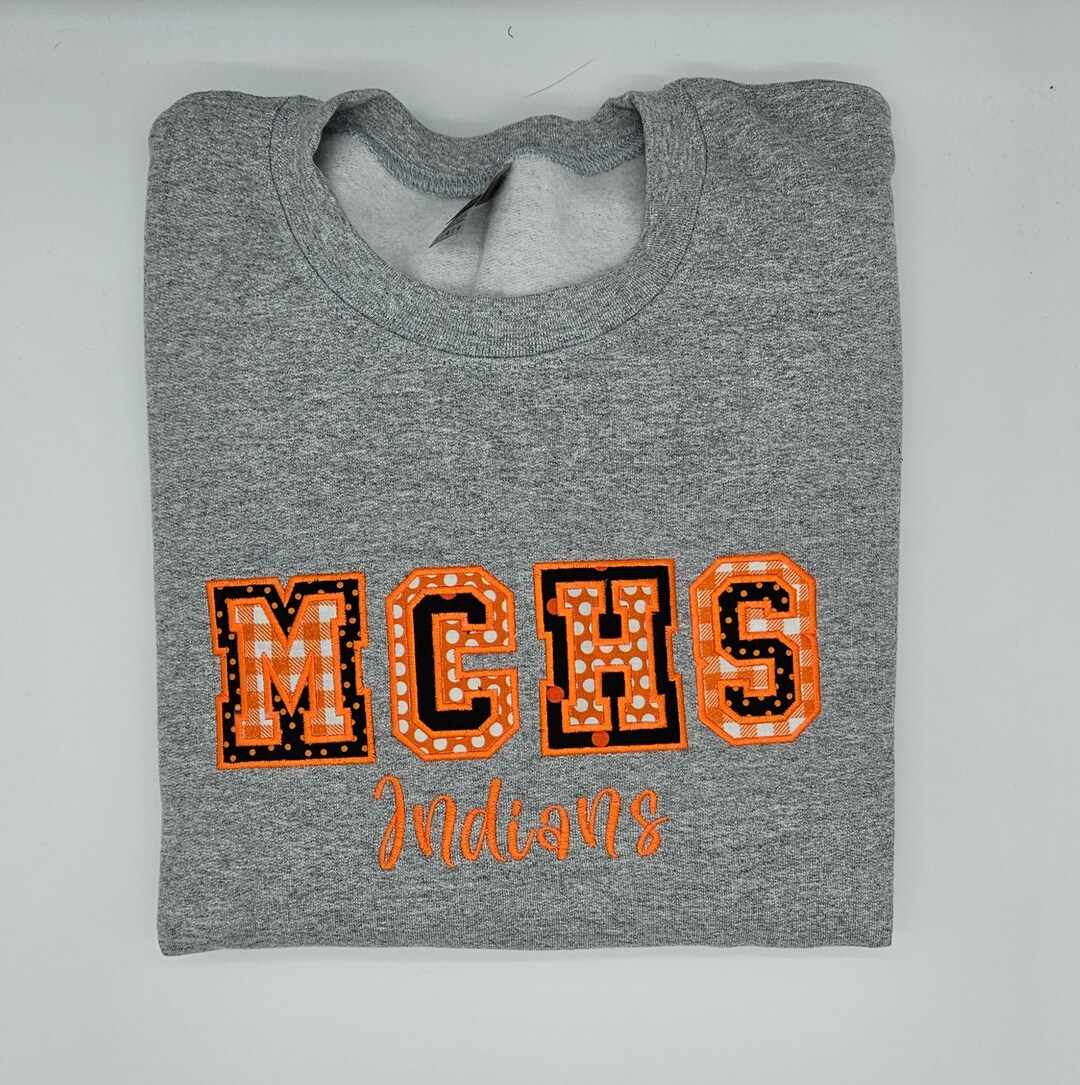 School Spirit Applique Shirt Custom Teacher Shirt School Mascot Spirit ...
