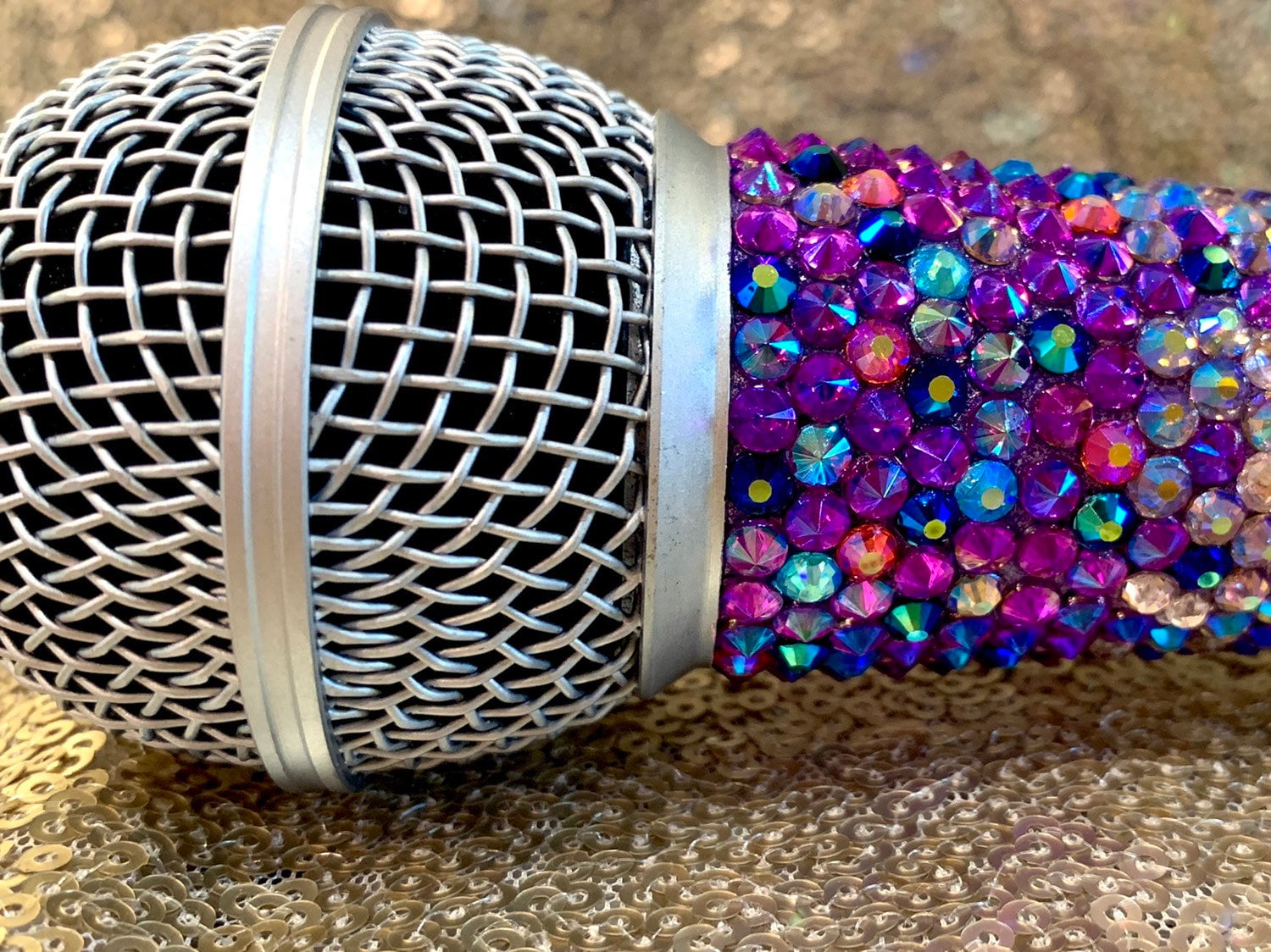 NEW! Rhinestone Bling Wired Microphone - Lover, Inspired by Taylor ...