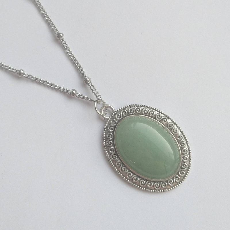 Cabochon Necklace - Etsy