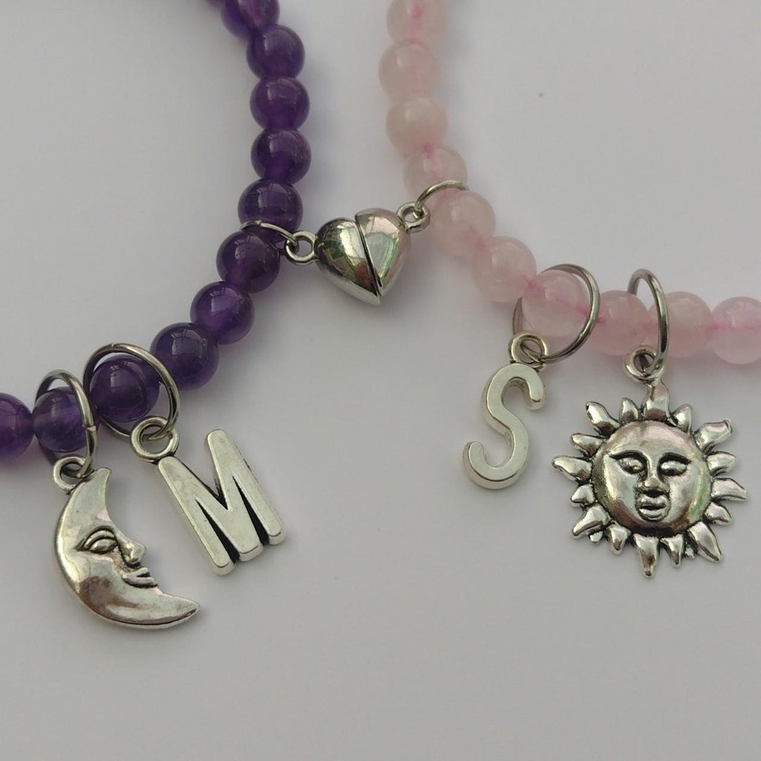 Best Friends/couples Matching Bracelets Set of 2 Friendship Bracelets ...