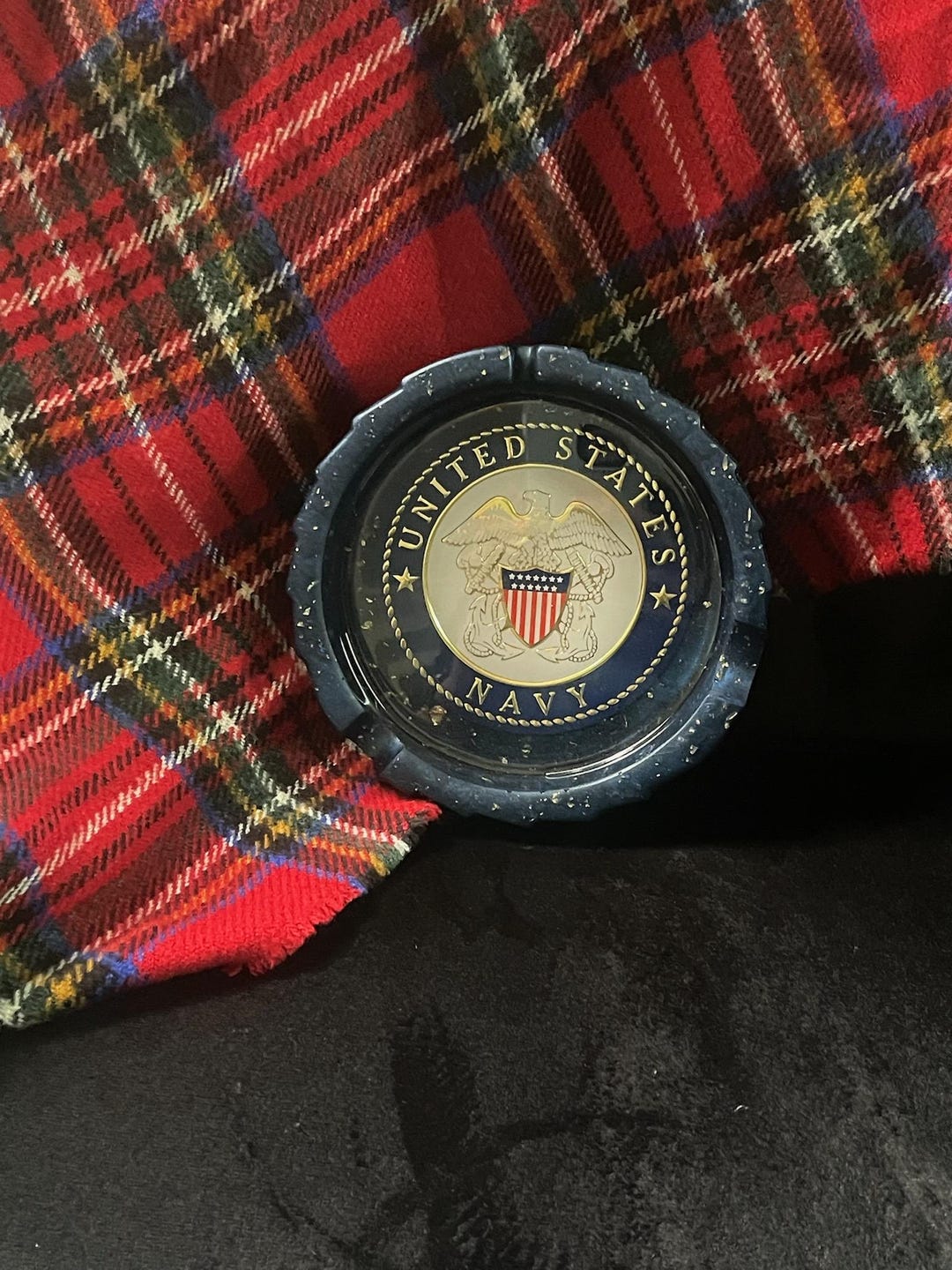 US Navy Custom Ashtray. These Ashtrays Are Made to Order. Please Allow 5-7 Days for Production ...