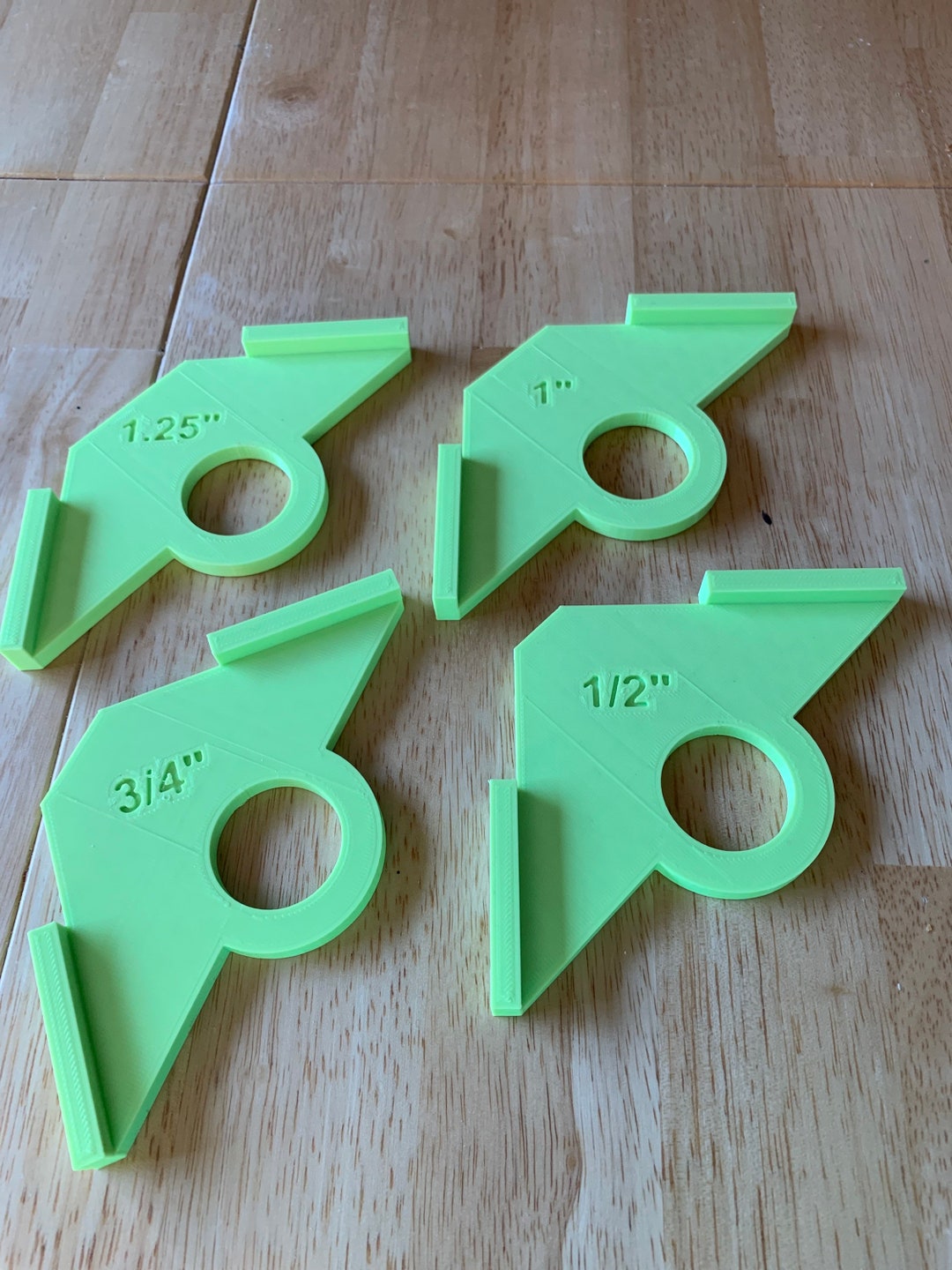 Set of 4 Chamfer Guides. Perfect for Adding Consistent Angles for ...