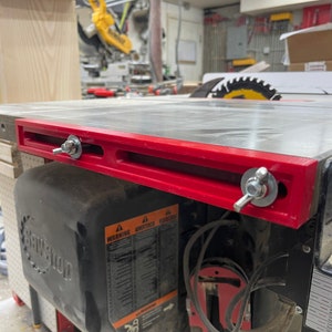 Support Extender for Sawstop Table Saws or Saws With Pre-drilled Holes ...