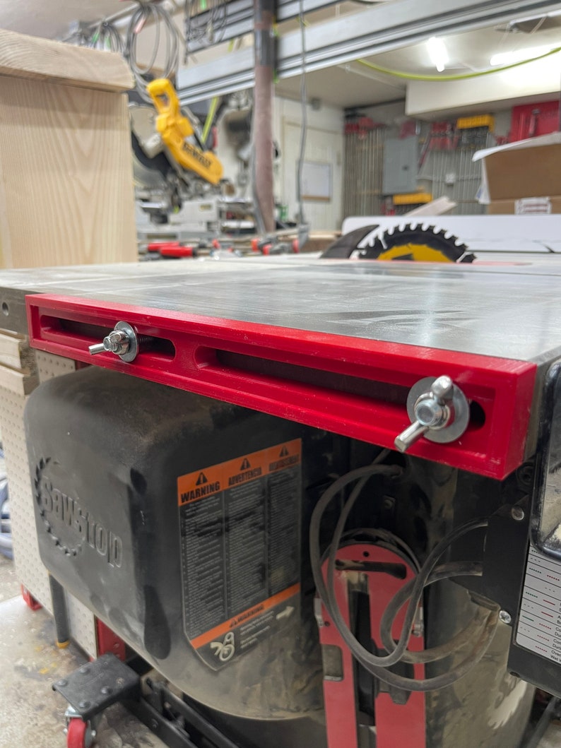 Support Extender for Sawstop Table Saws or Saws With Pre-drilled Holes ...