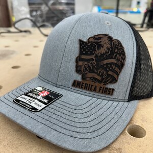 America First Snapback and Flexfit Hats. Patriotic USA America ...