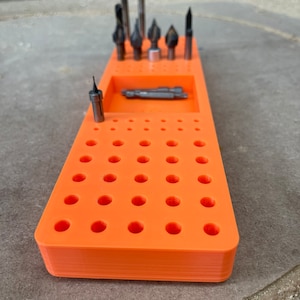 NEWLY REDESIGNED Router Bit & Drill Bit Holder, CNC Tray - Etsy