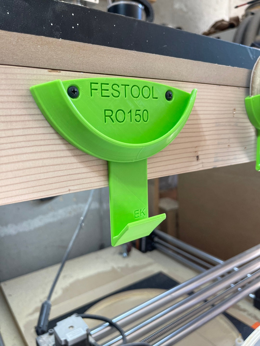 Sander Hanger. Fits Festool 150 (6” Sanders) With Hook for Cord Storage ...