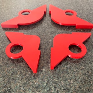 Set of 4 Corner Radius Guides. Perfect for Adding Consistent Angles for ...