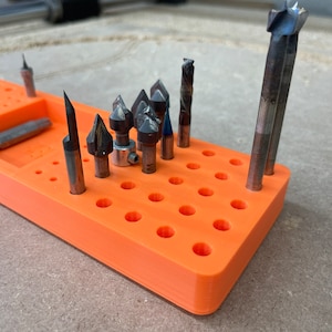NEWLY REDESIGNED Router Bit & Drill Bit Holder, CNC Tray - Etsy