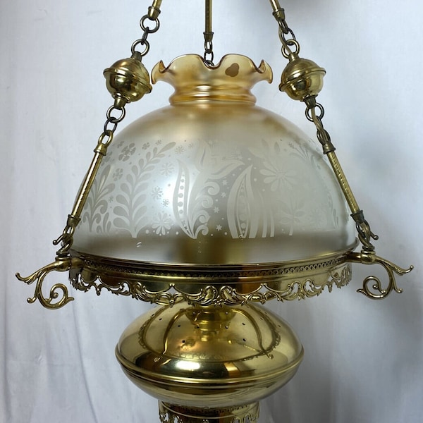 Antique Hanging Lamps - Etsy