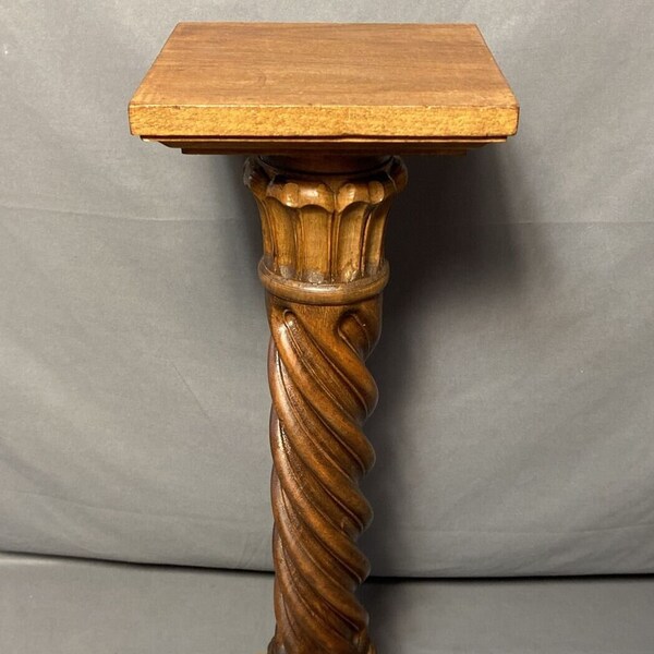 Wood Pedestal Stand for Sculpture - Etsy