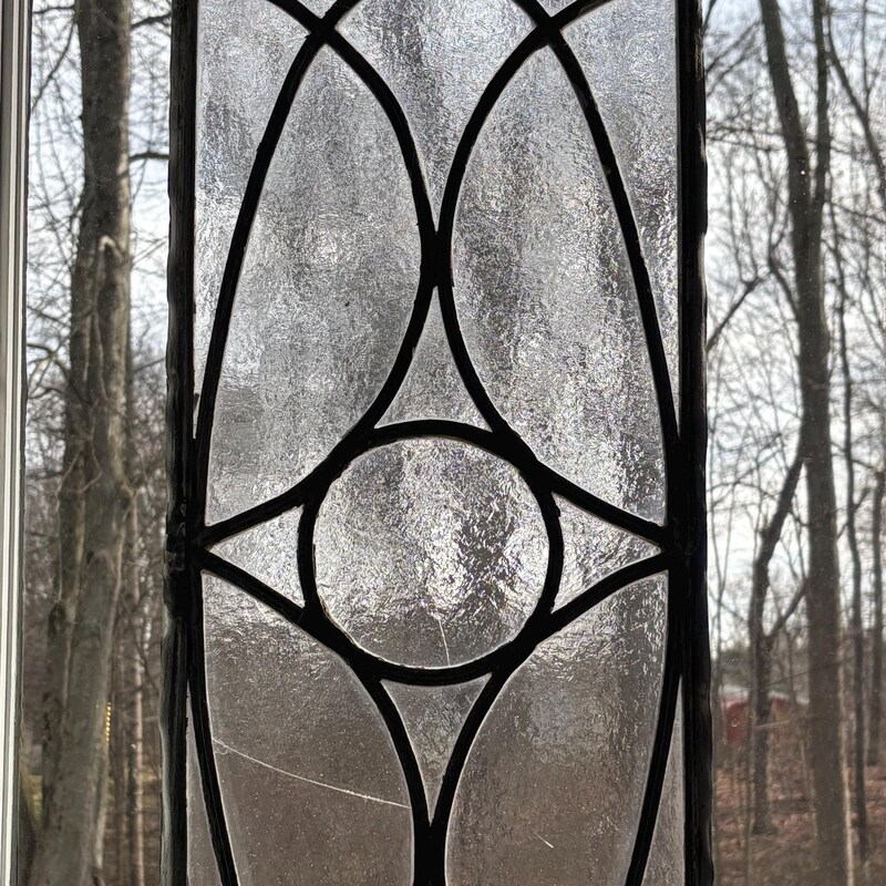 Clear Leaded Glass Panel - Etsy