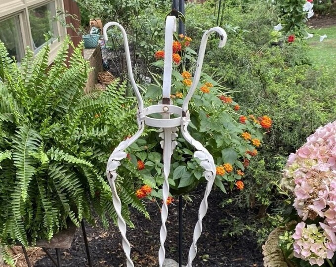 Vintage Victorian Style Wrought Iron Plant Stand 40"h Fern Stand ...