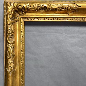 Large Vintage Victorian Style Gold Gilt Gesso Wood Frame Fits 26.75x21 ...