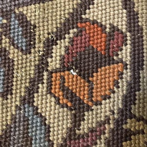 Antique American Hand Hooked Wool Rug Floral Folk Art Unique 55x31 - Etsy