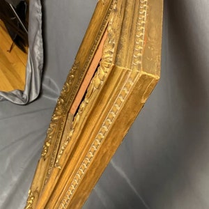 Large Vintage Victorian Style Gold Gilt Gesso Wood Frame Fits 26.75x21 ...