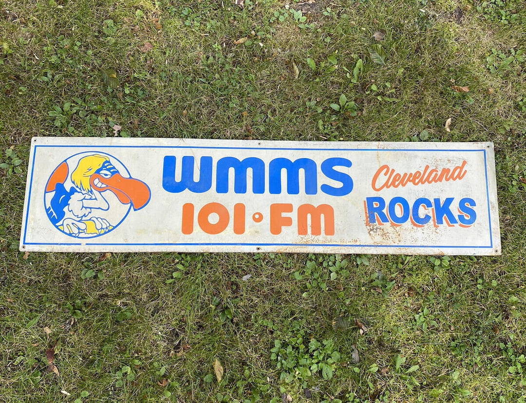 Vintage Original 1970s 80s WMMS 101 Cleveland ROCKS Radio Station Metal Sign - Etsy