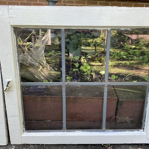 Antique Leaded WAVY Glass Window Pair Set of 2 Casement Windows 28x25 ...