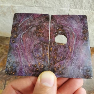 Doors panels/ for Billet Box rev4/ stabilized wood/ Custom | Etsy