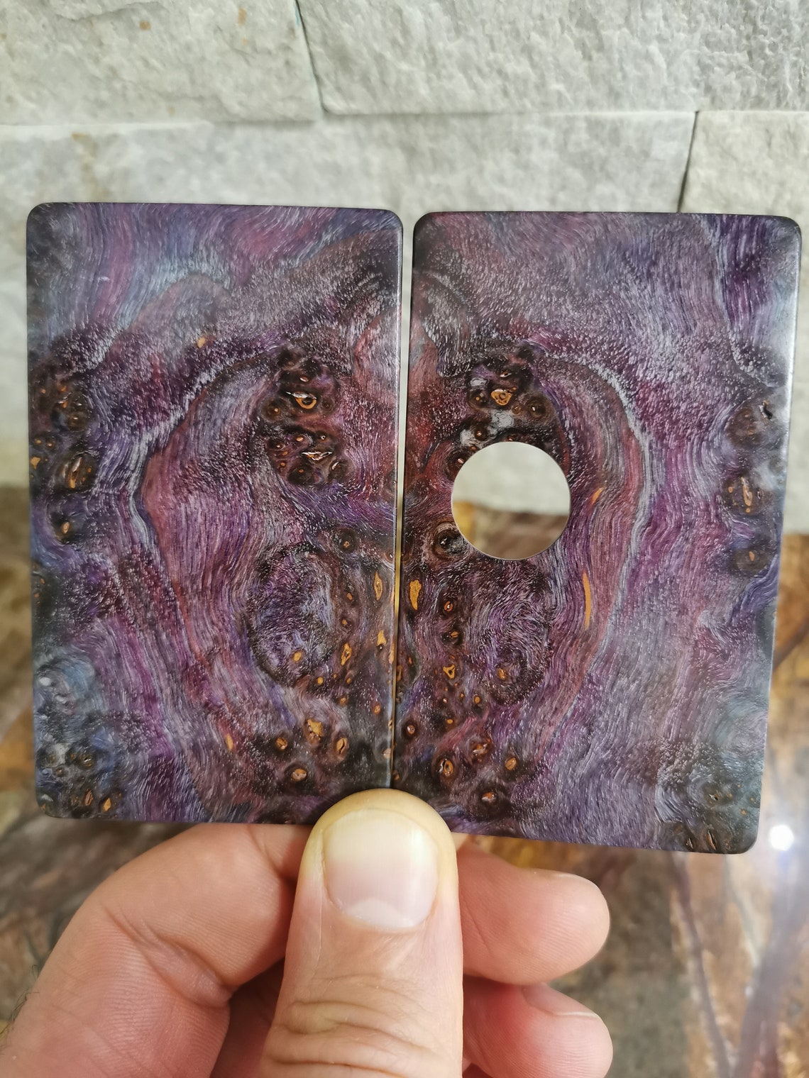 Doors panels/ for Billet Box rev4/ stabilized wood/ Custom | Etsy