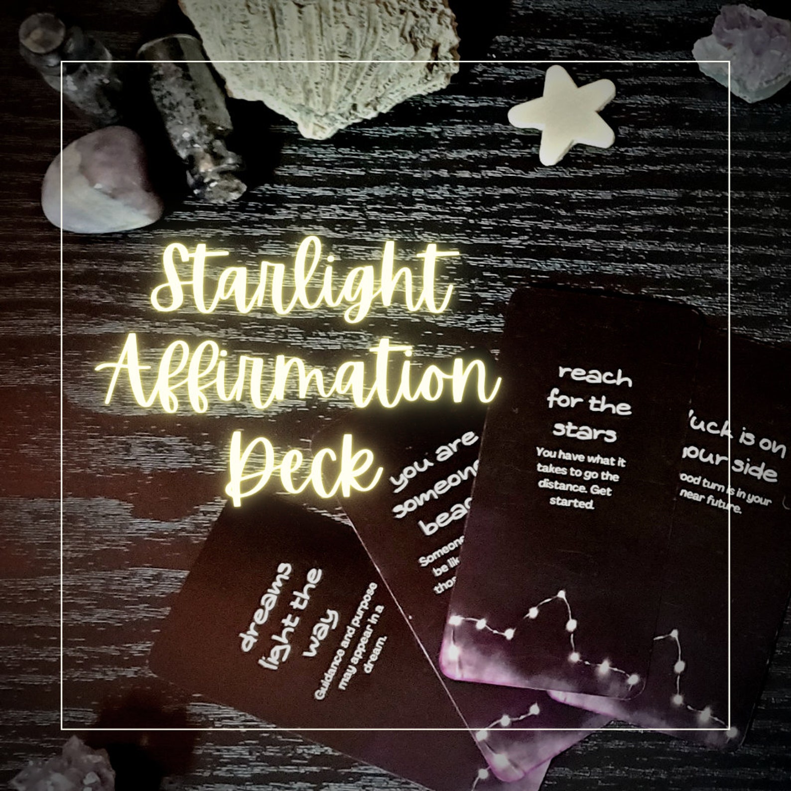 Starlight Affirmation Oracle Deck - Etsy