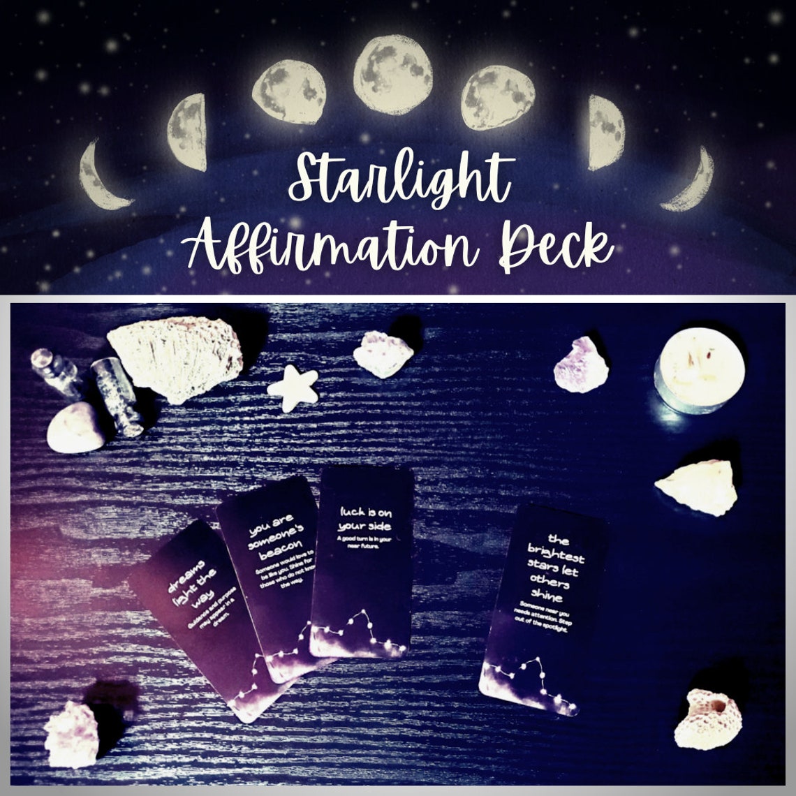 Starlight Affirmation Oracle Deck - Etsy