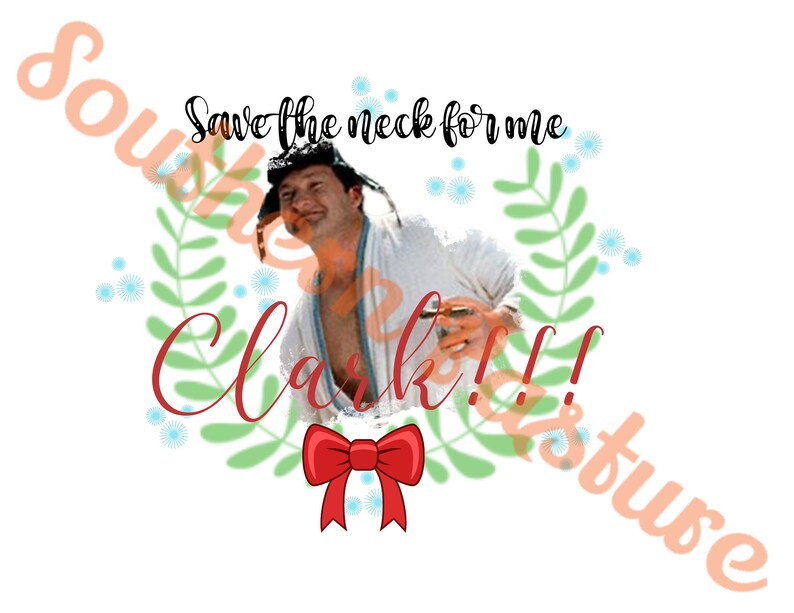 Save the Neck Clark Png - Etsy