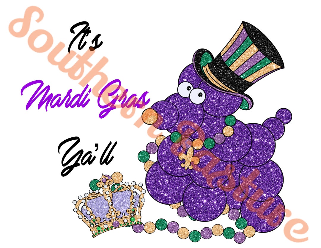 It’s Mardi Gras Y’all Png - Etsy